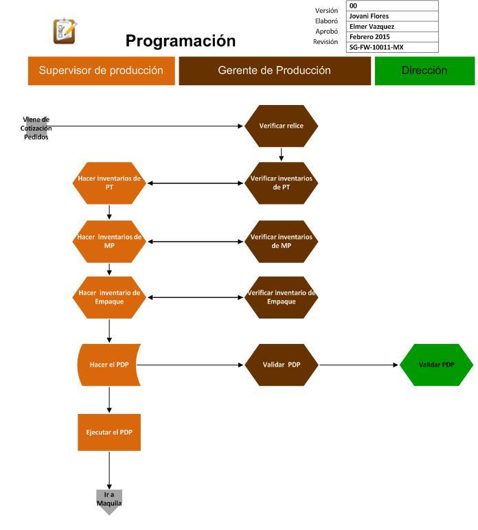Mapa de Proceso de Programación